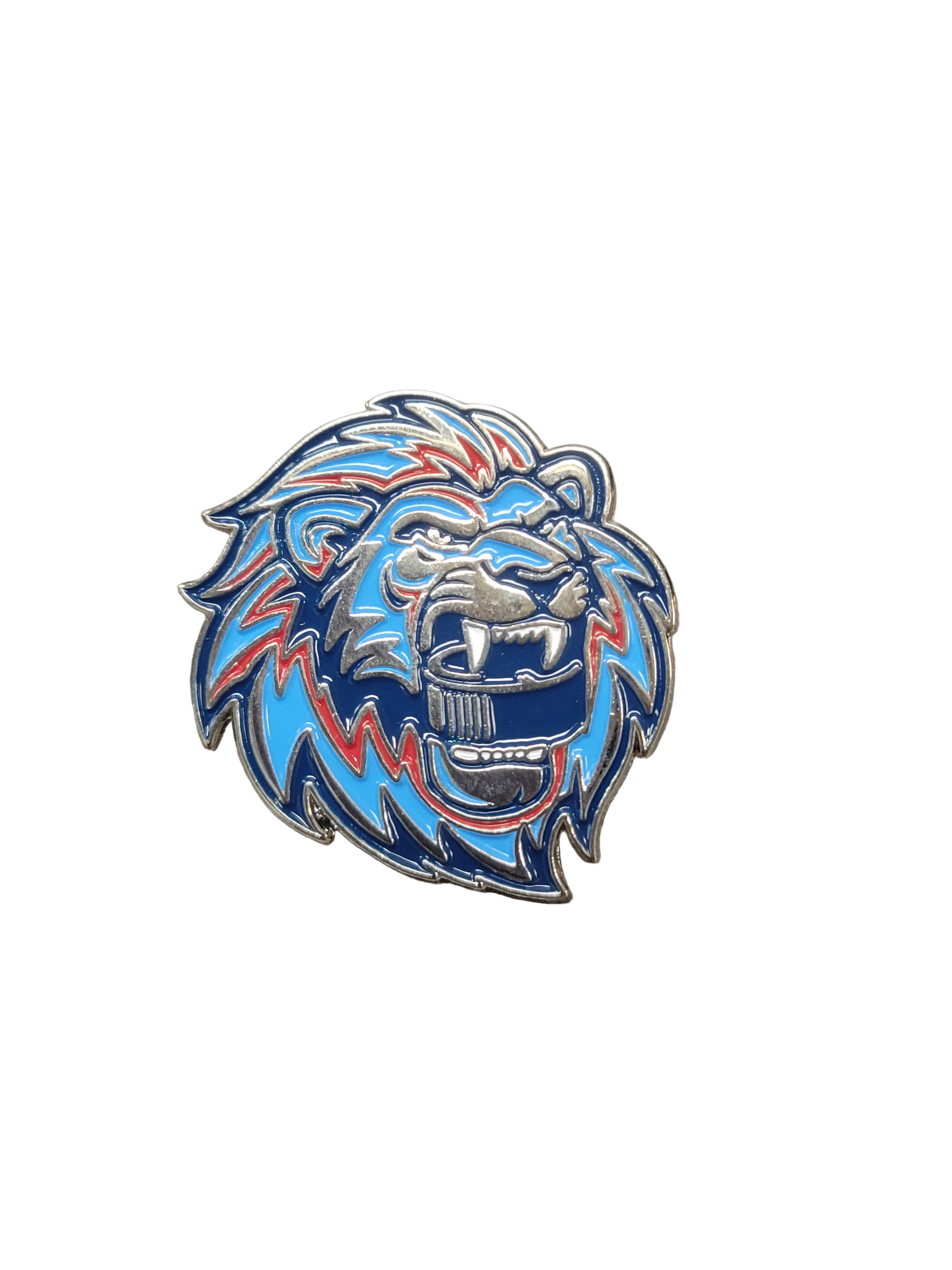 Lapel Pin-Lion Head – Pee Dee Pro Hockey Merchandise